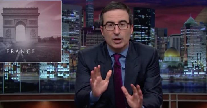 John Oliver Talking About the Paris Attacks November 2015 | POPSUGAR ...