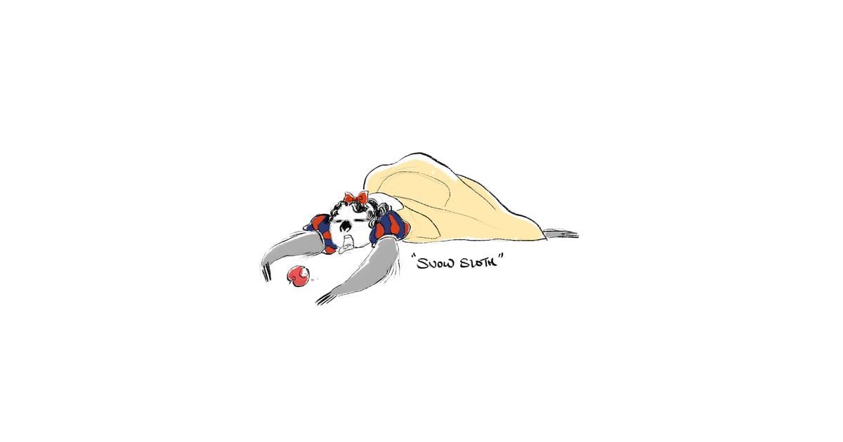 Sloth Snow White Disney Princess Art Popsugar Love And Sex Photo 129