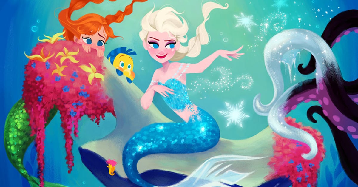 Disney Princess Role Swap Art Popsugar Love Sex