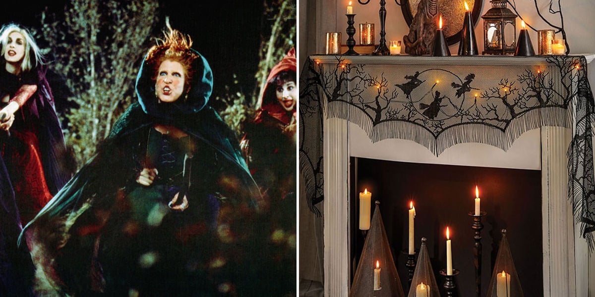This Light-Up Hocus Pocus Mantel Scarf Is Hauntingly Chic | POPSUGAR Home
