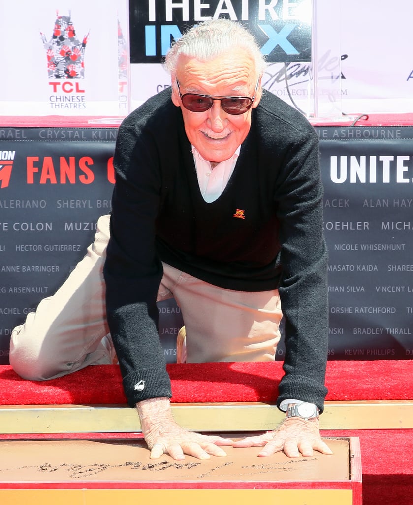 Stan Lee Hand and Footprint Ceremony Pictures July 2017 | POPSUGAR ...