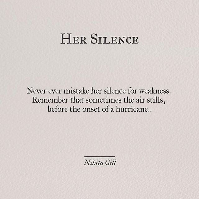 Her silence | Nikita Gill Feminist Poetry | POPSUGAR Tech Photo 5