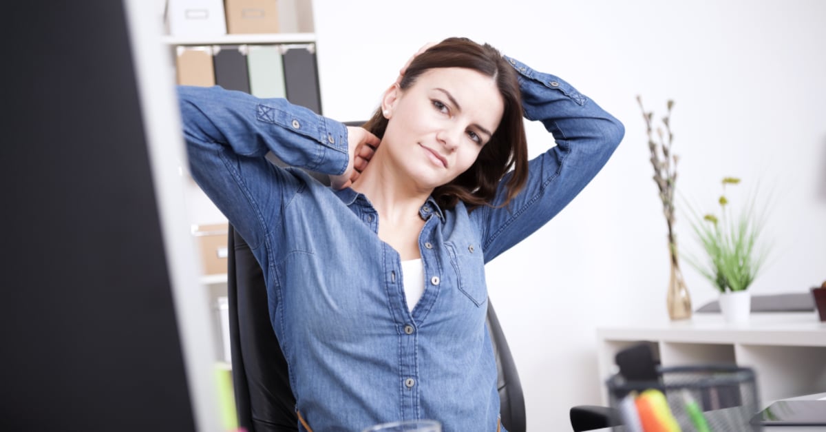 Neck Stretch at Desk | PS Fitness