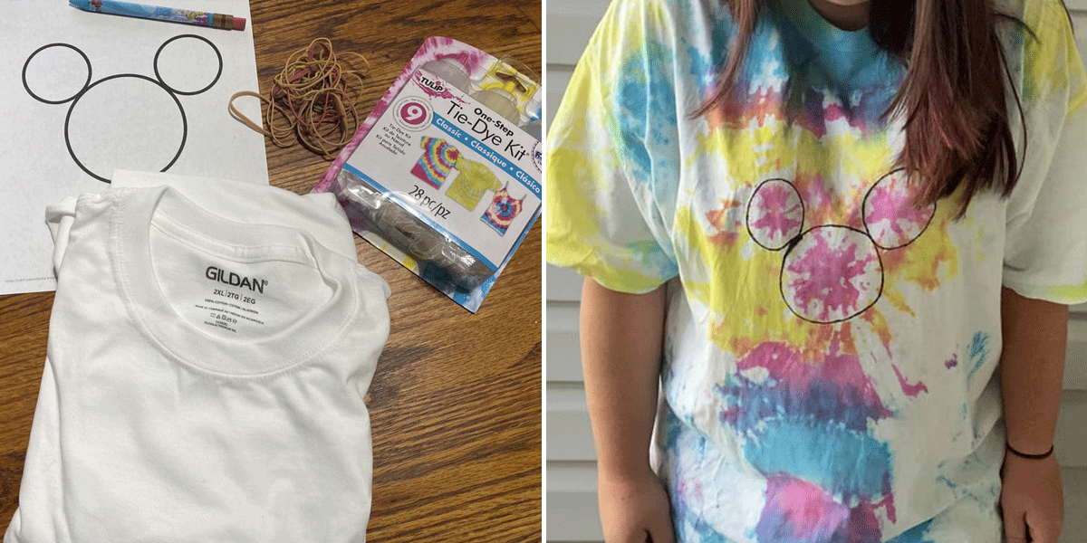 How to Make Mickey Mouse Tie-Dye | PS Family