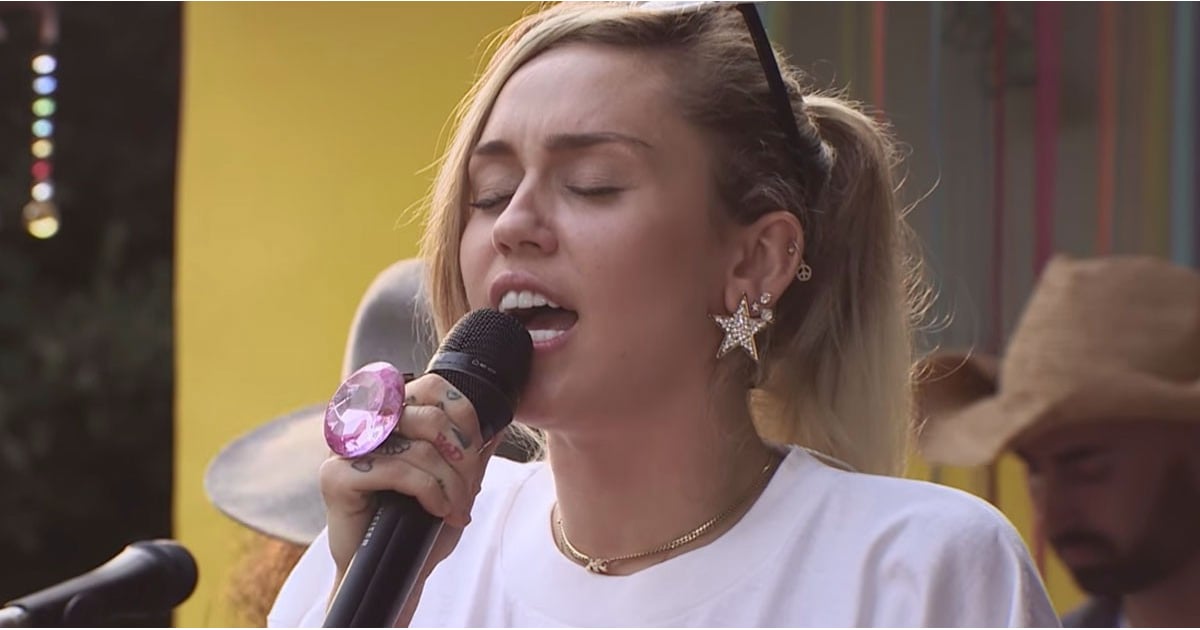 Miley Cyrus Radio 1 Live Lounge Performances 2017 | POPSUGAR Entertainment