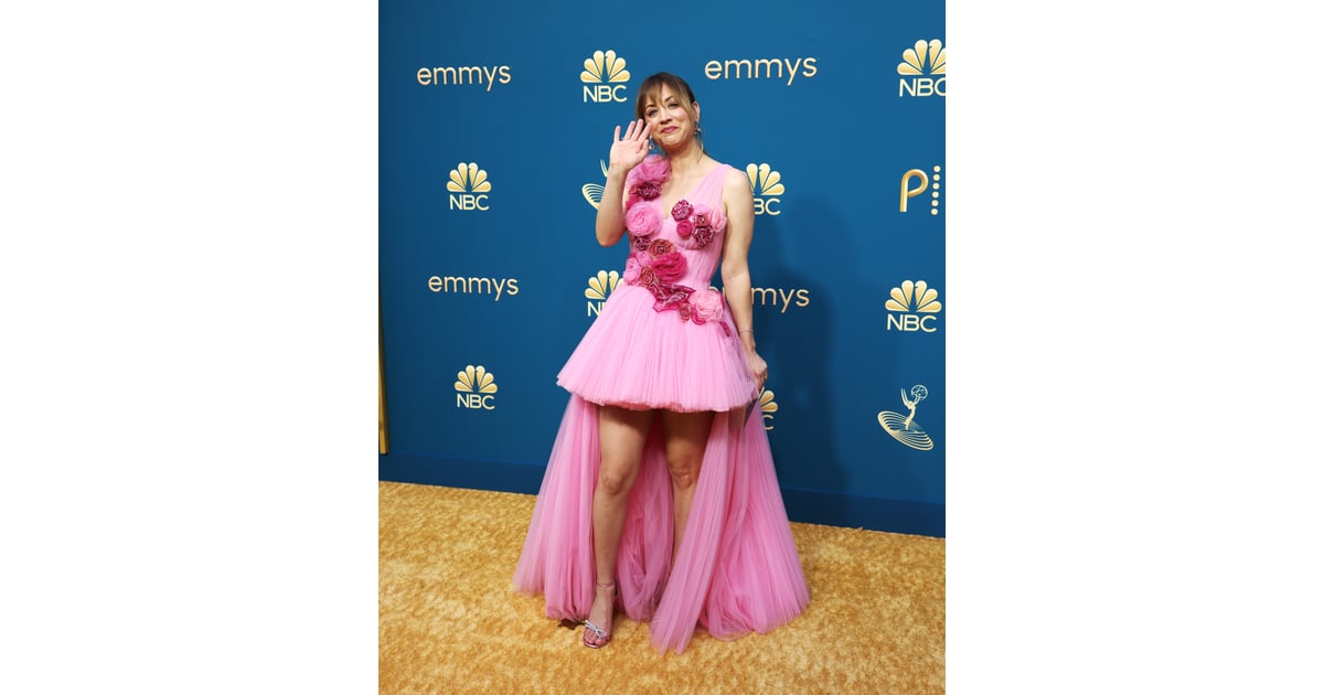 Kaley Cuoco's Barbie-Pink Emmys Dress | Photos | POPSUGAR Fashion UK ...