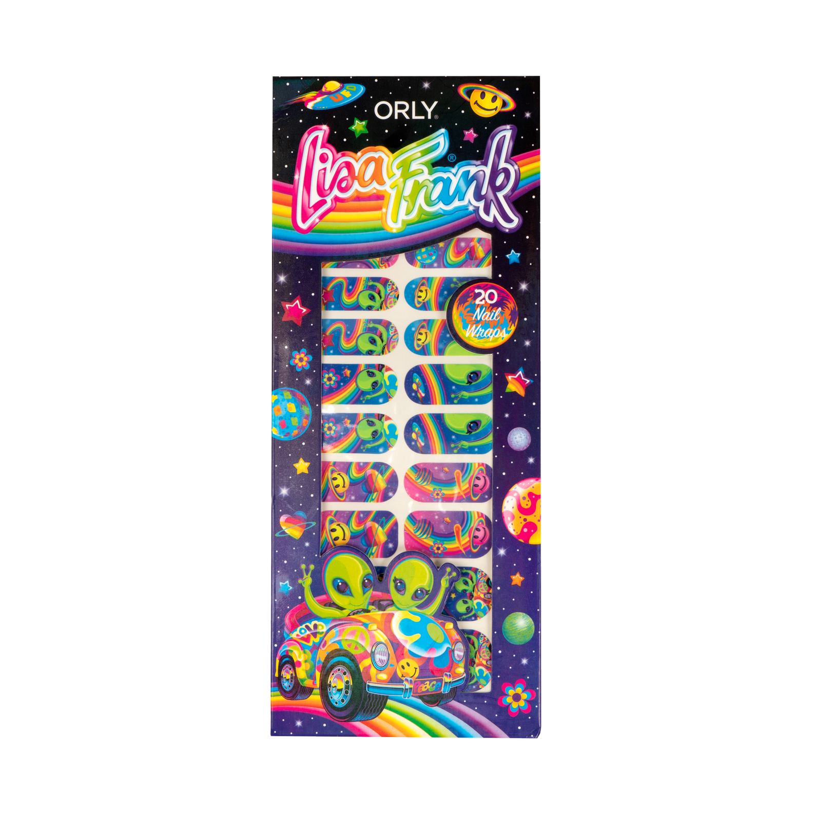 Lisa Frank Nail Wraps