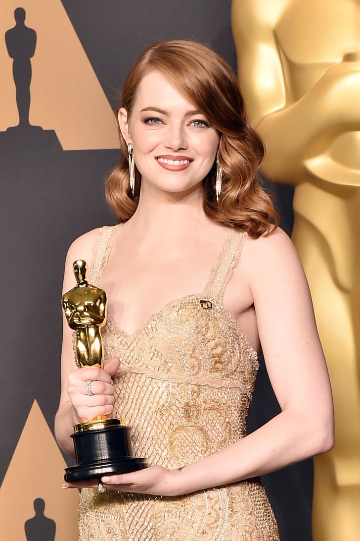Emma Stone | Where Do Celebrities Keep Their Oscars? | POPSUGAR ...
