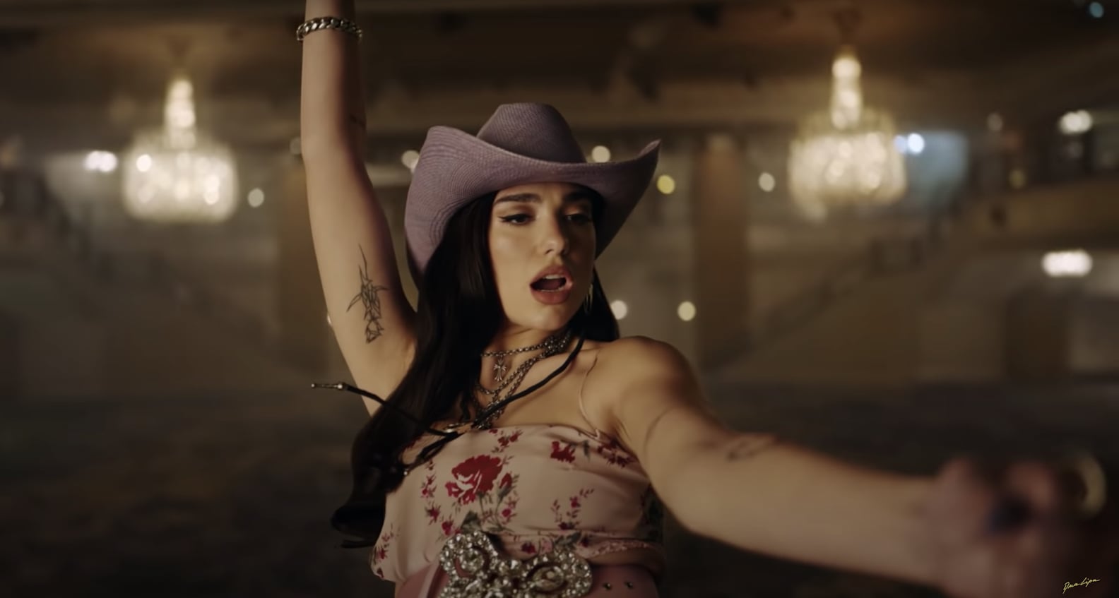 See Dua Lipas Love Again Cowgirl Music Video Outfits Ps Fashion