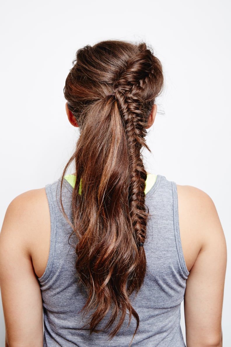 French Fishtail Braid Ponytail | PS Beauty