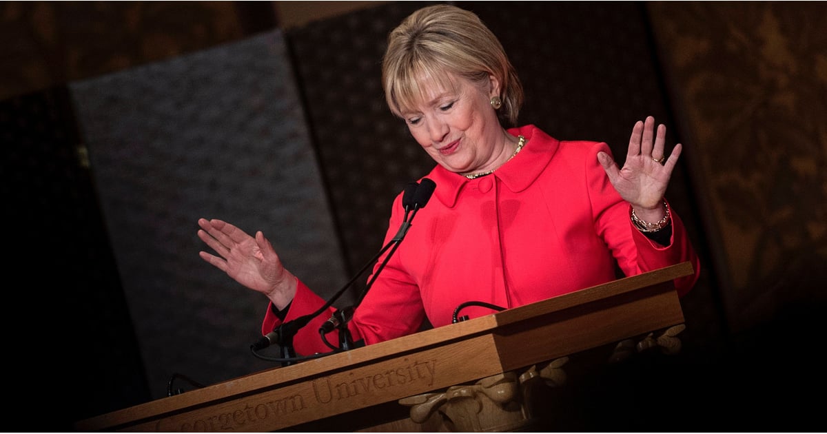 Quotes From Hillary Clinton's Speech at Georgetown | POPSUGAR News