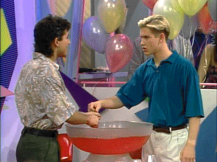 AC Slater Saved by the Bell GIFs | PS Entertainment