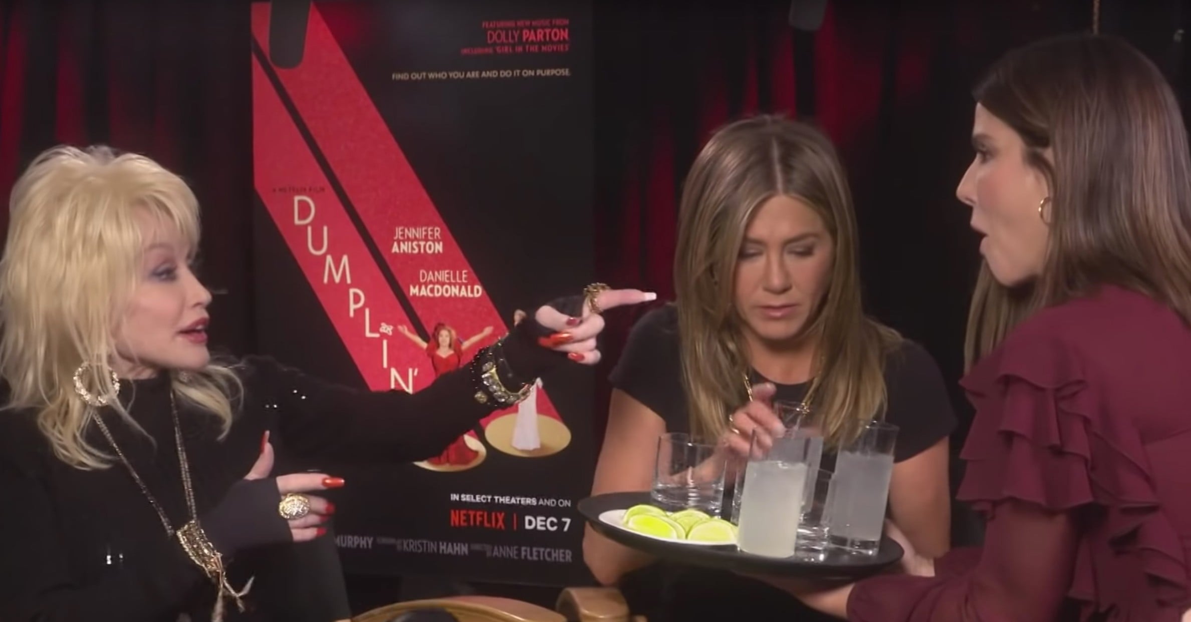 Sandra Bullock in Dolly Parton & Jennifer Aniston Interview | POPSUGAR ...