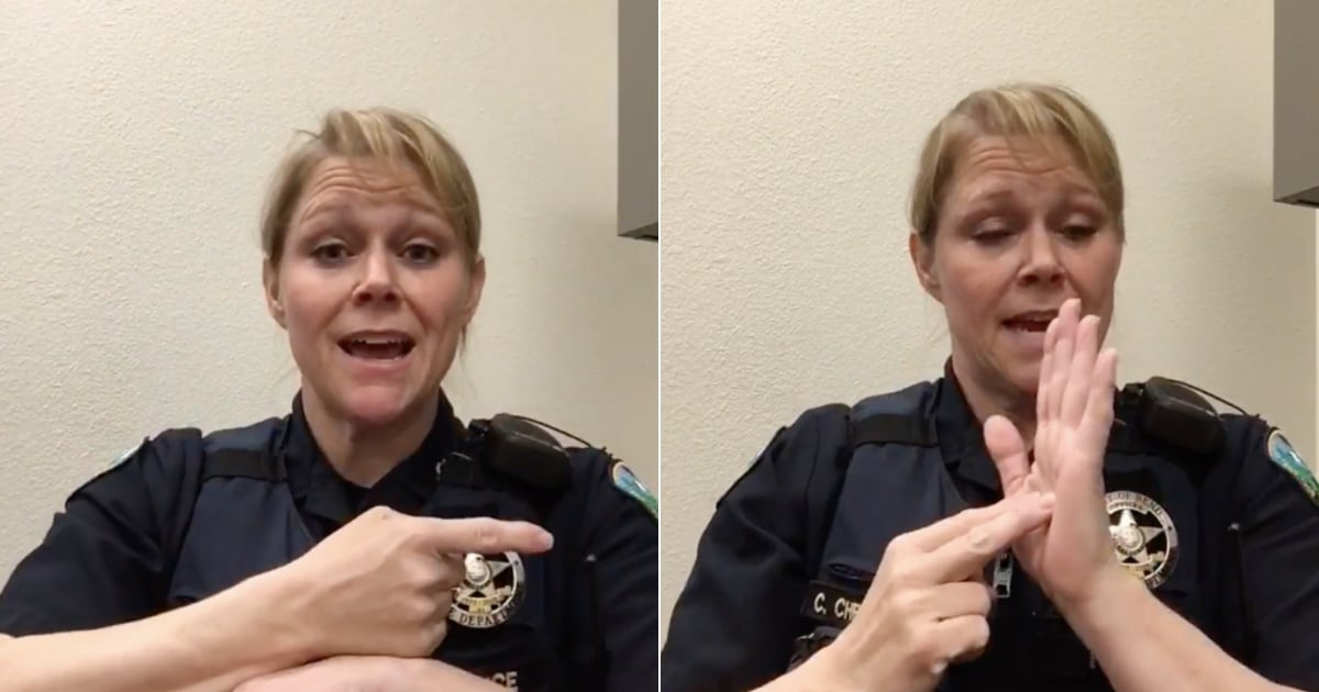 Police Officer Reads Kids' Book Using Sign Language | Video | POPSUGAR ...