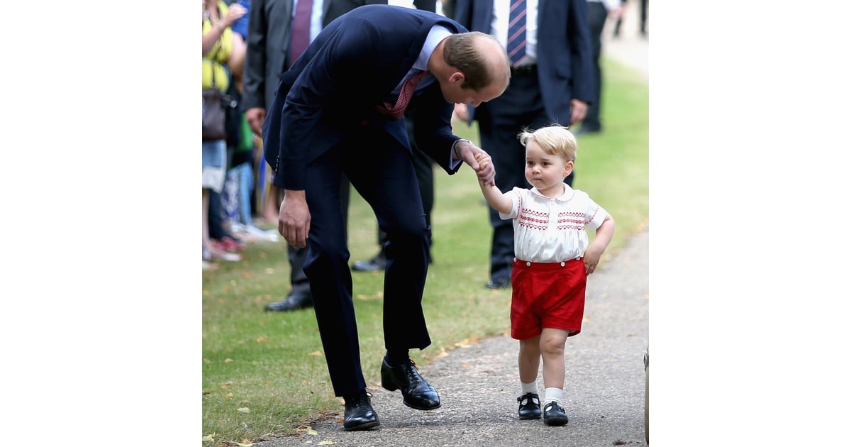 Prince George Wearing Red Shorts Video | POPSUGAR Celebrity