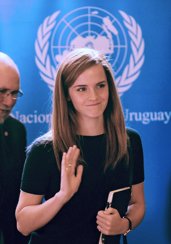 Emma Watson, who serves as the UN Women's Goodwill Ambassador ...