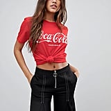 Emily Ratajkowski's Coca-Cola Crop Top and Cutoffs | POPSUGAR Fashion
