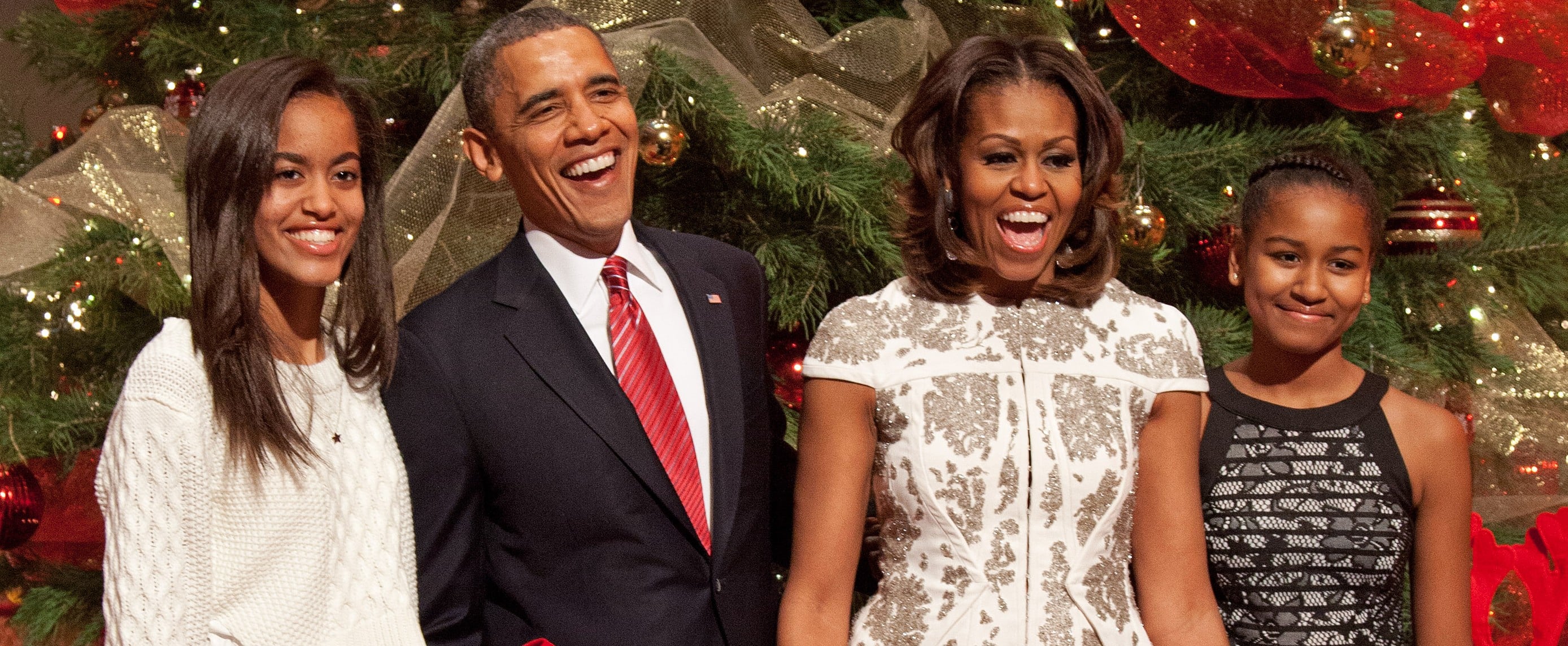 Obama Family Christmas Card December 2016 | PS Celebrity