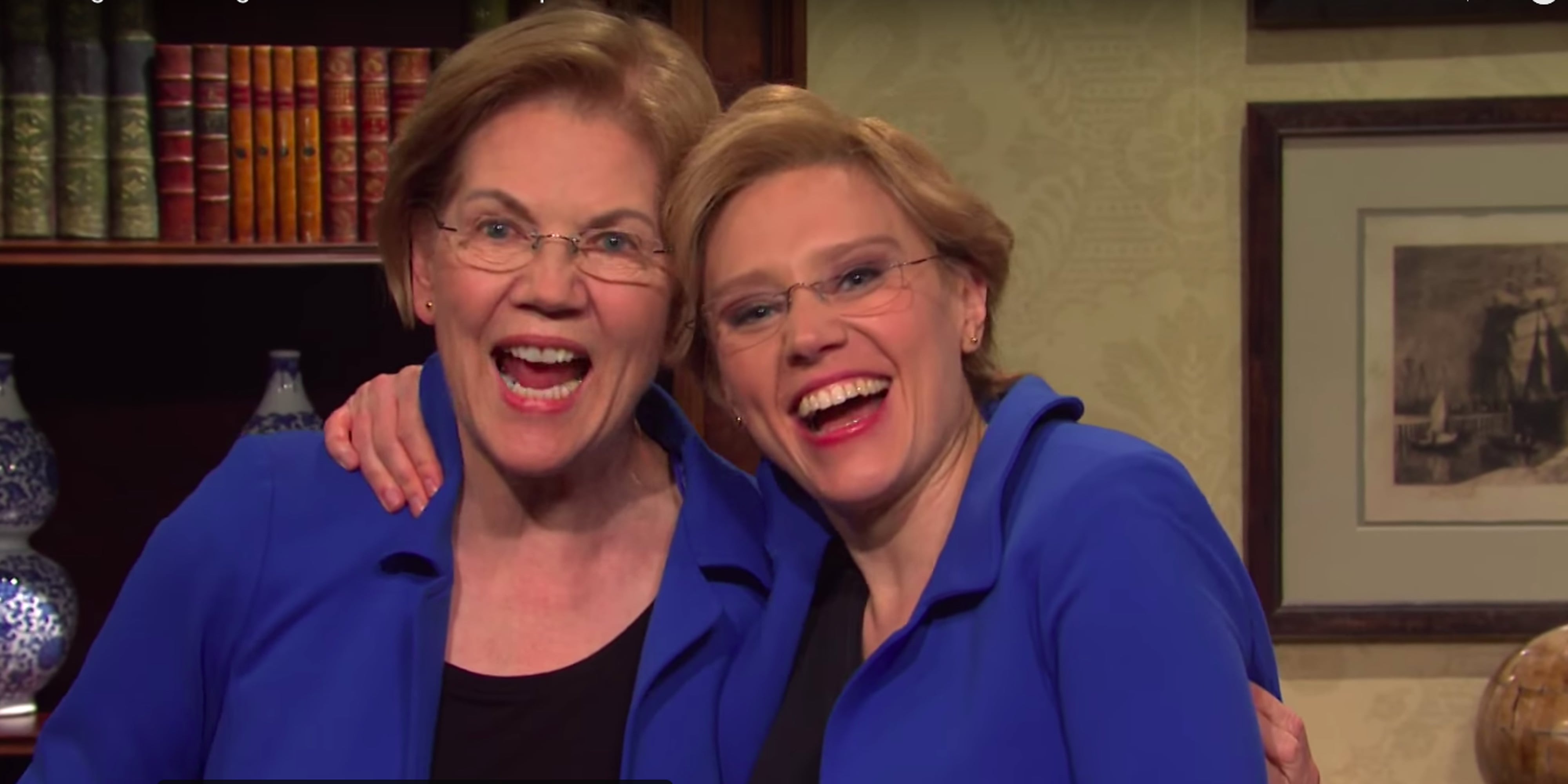 SNL's Ingraham Angle Cold Open With Elizabeth Warren | Video | PS News