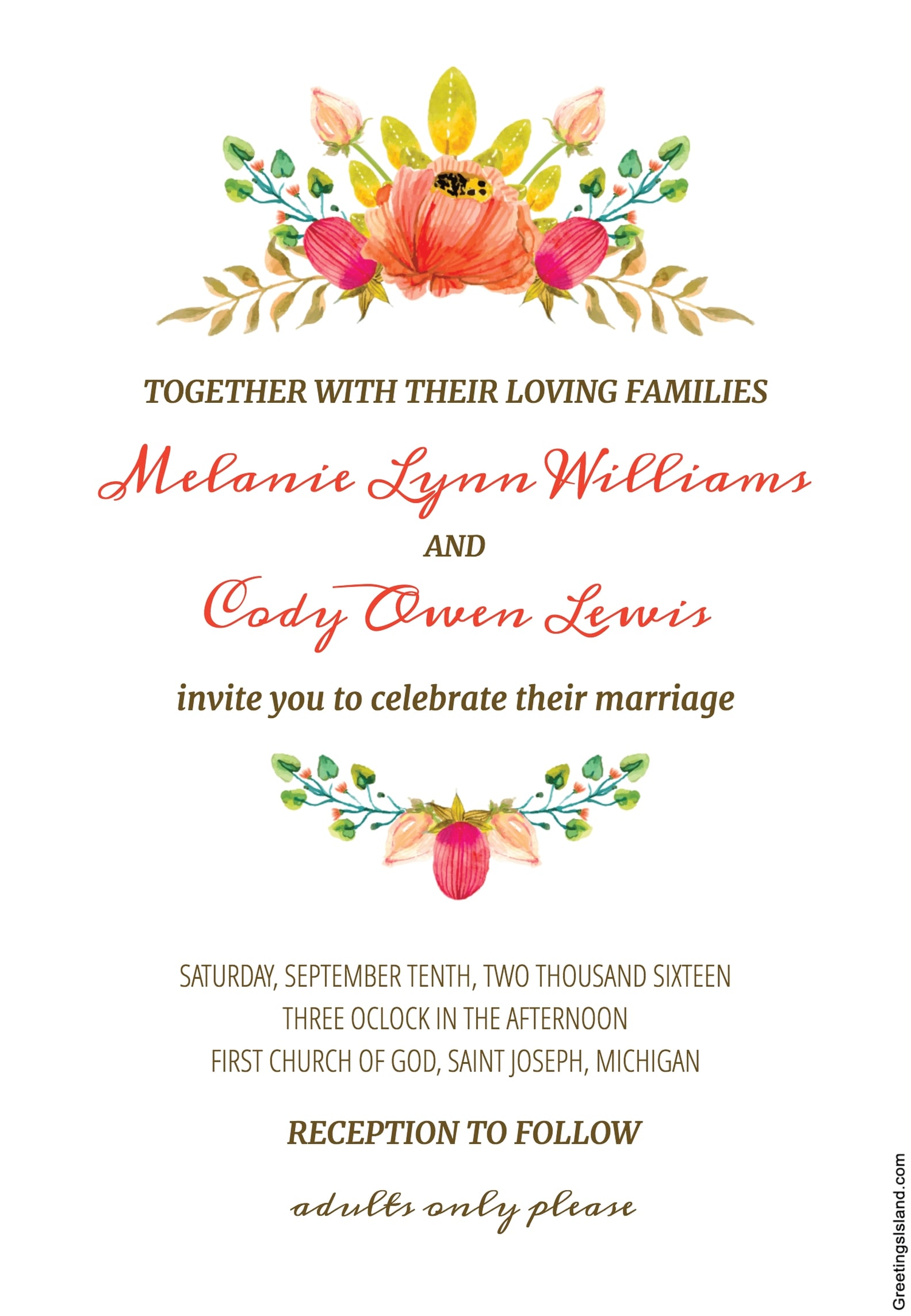 Free Printable Wedding Invitations | PS Smart Living