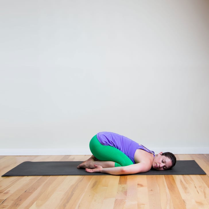 Child's Pose With Relaxed Arms | 45-Minute Full-Body Yoga Flow ...