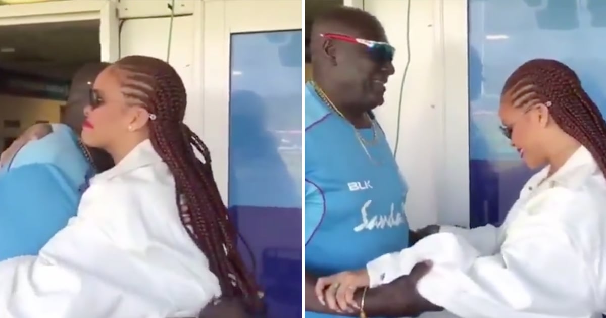 Rihanna Reunites With PE Teacher Roddy Estwick Video | PS Celebrity