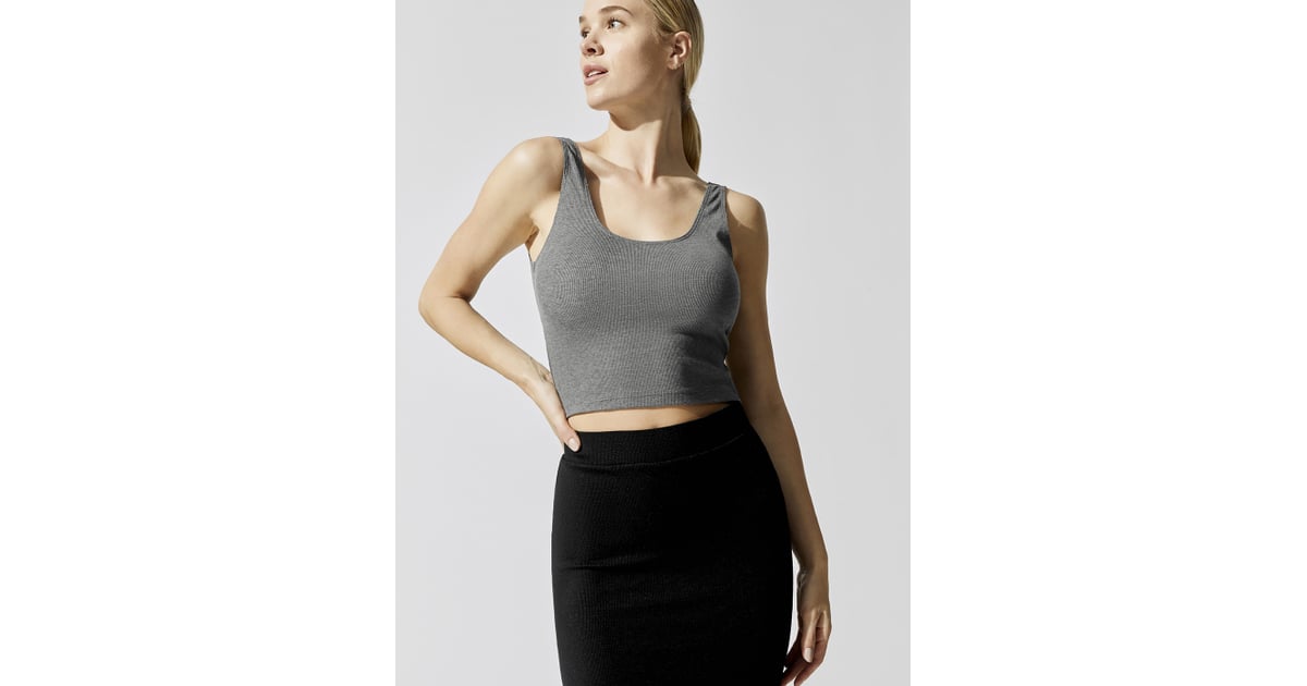 Carbon 38 Scoop Back Ribbed Tank Top The Best Workout Clothes On Sale