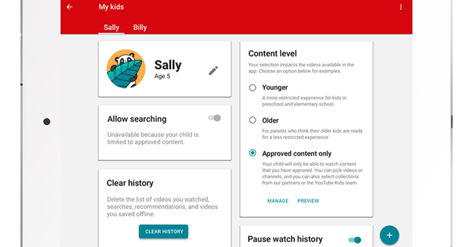 YouTube Kids Parental Control Tools to Customize the App | PS Family