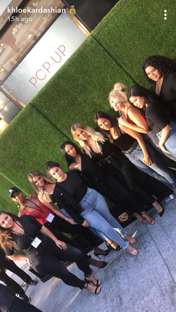 Khloe Kardashian at Good American Event October 2017 | POPSUGAR Celebrity