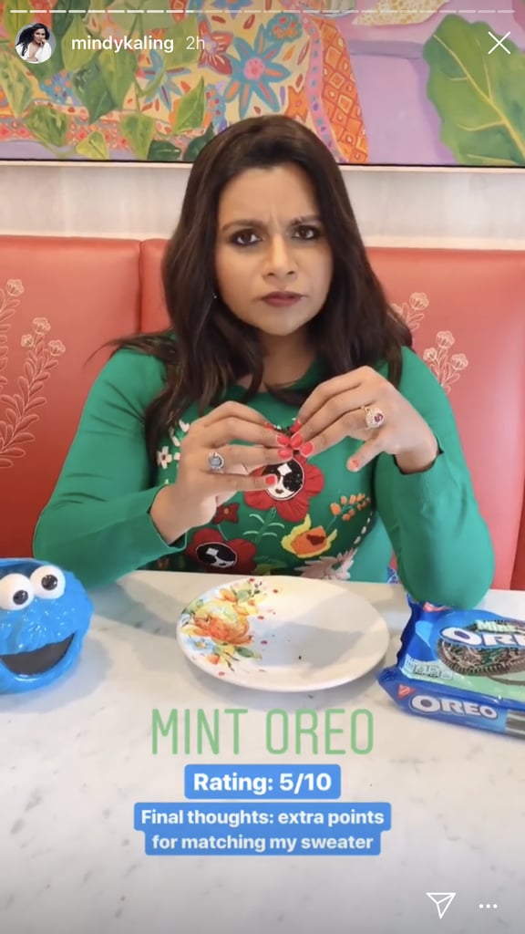 Mindy Kaling Ranks Oreo Flavors on Instagram | POPSUGAR Food