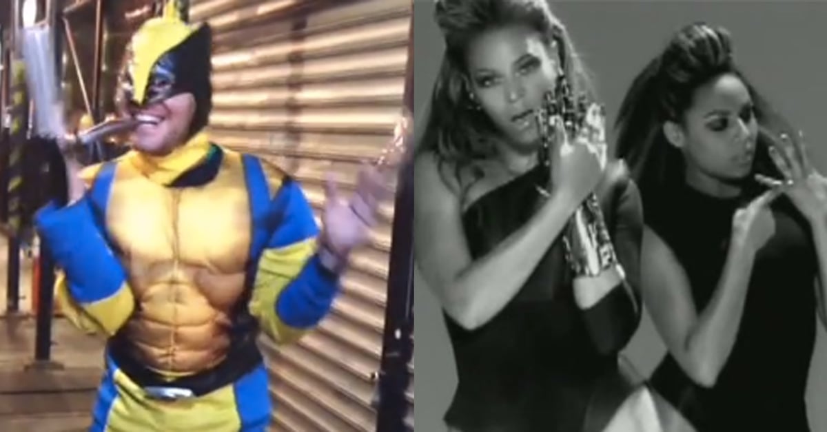 Wolverine's Beyonce Dance Routine on Halloween | Video | POPSUGAR Celebrity
