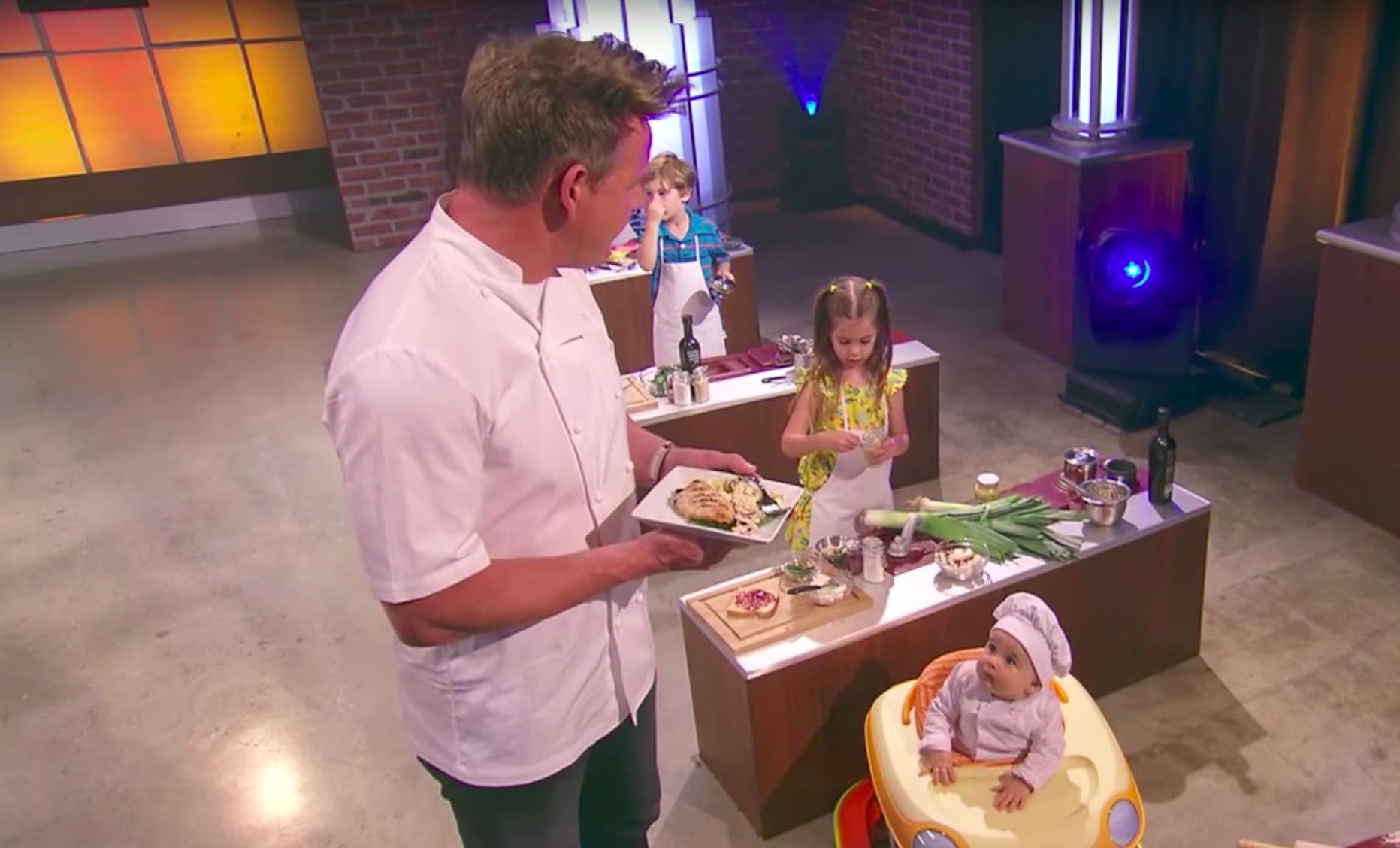 Gordon Ramsay James Corden Master Chef Junior Junior Video | POPSUGAR Food