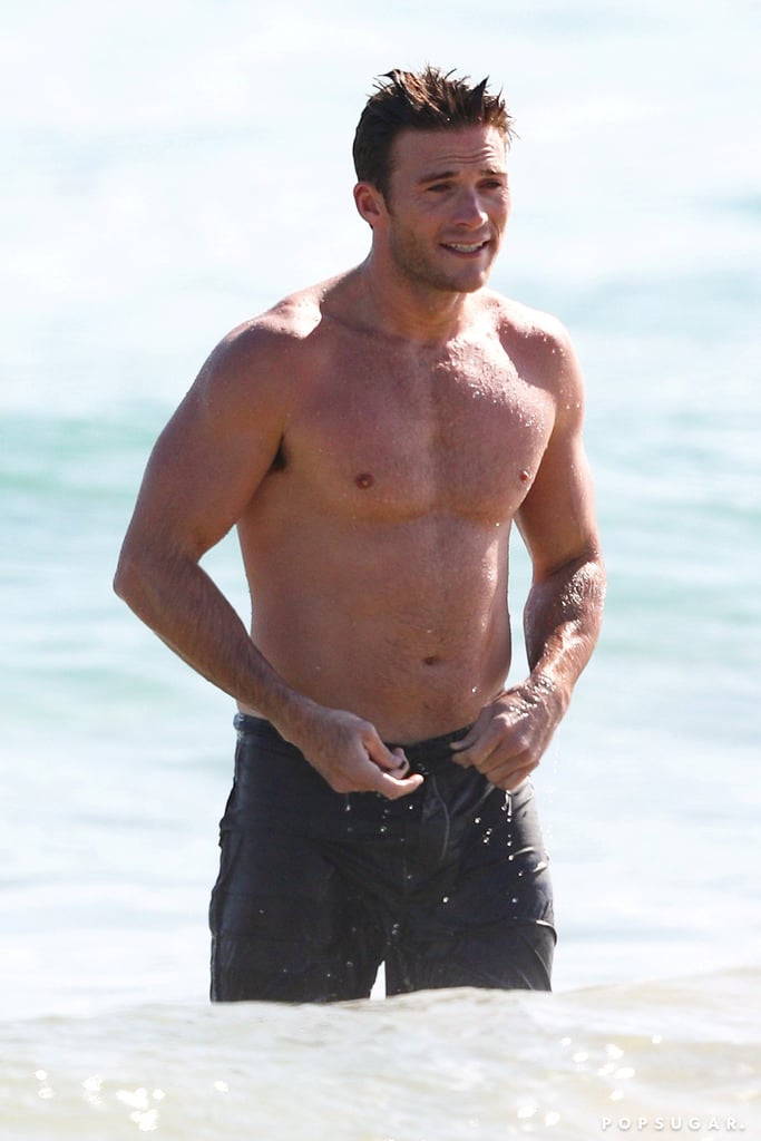 Scott Eastwood Shirtless In Australia November 2016 Popsugar Celebrity