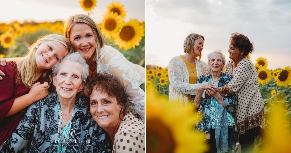 Photo Shoot With Four Generations of Family Members | POPSUGAR Family
