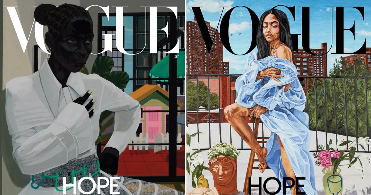 Vogue Commissions 2 Black Artists to Paint September Covers | POPSUGAR ...
