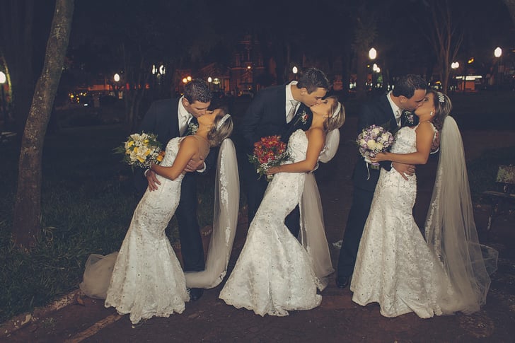 Identical Triplets Get Married At The Same Time Popsugar Love And Sex