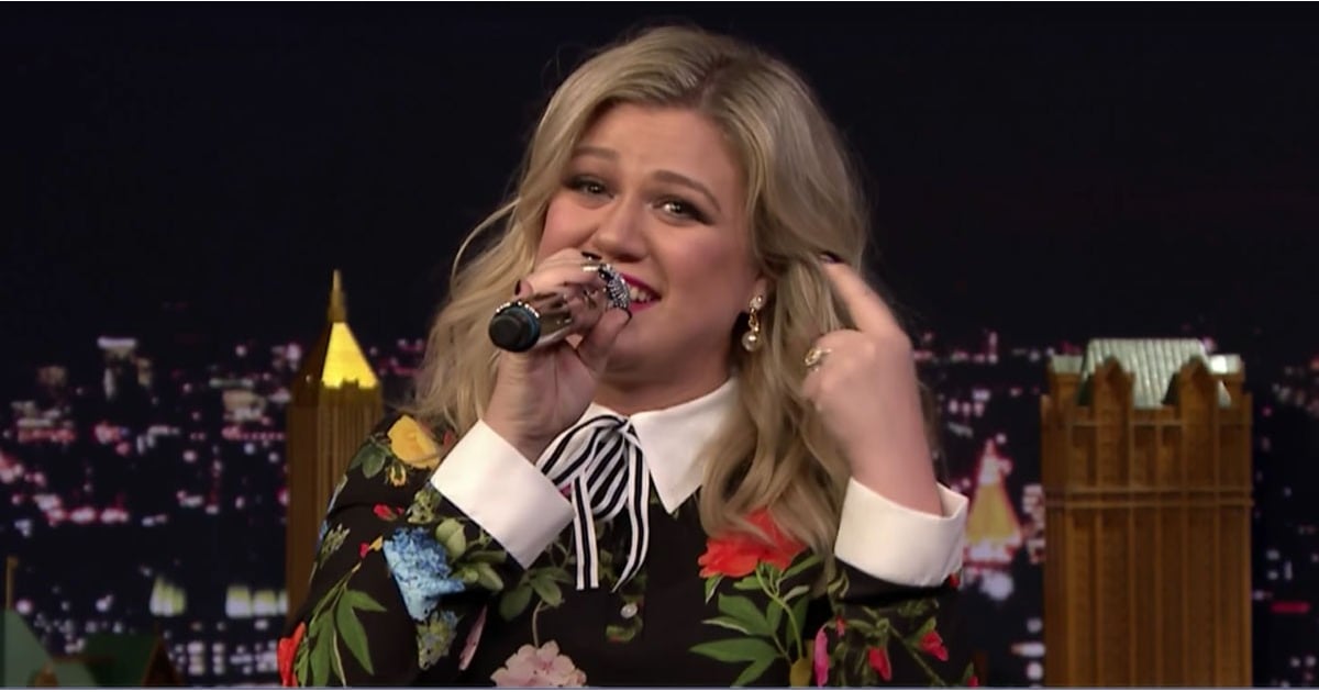 Kelly Clarkson Google Translate Video on Jimmy Fallon | POPSUGAR Celebrity