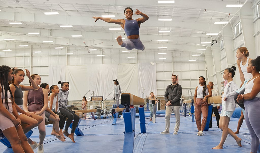 Watch Simone Biles's First Athleta Campaign With Loved Ones | POPSUGAR Fitness