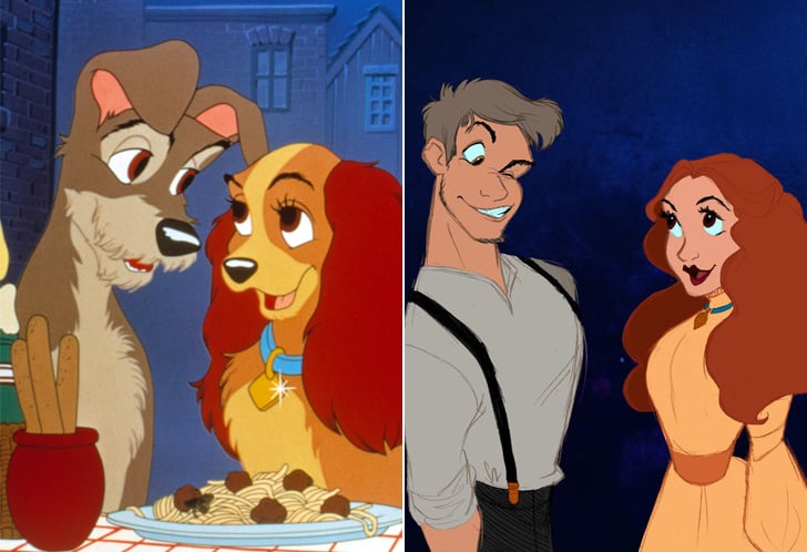 Disney Characters In Love
