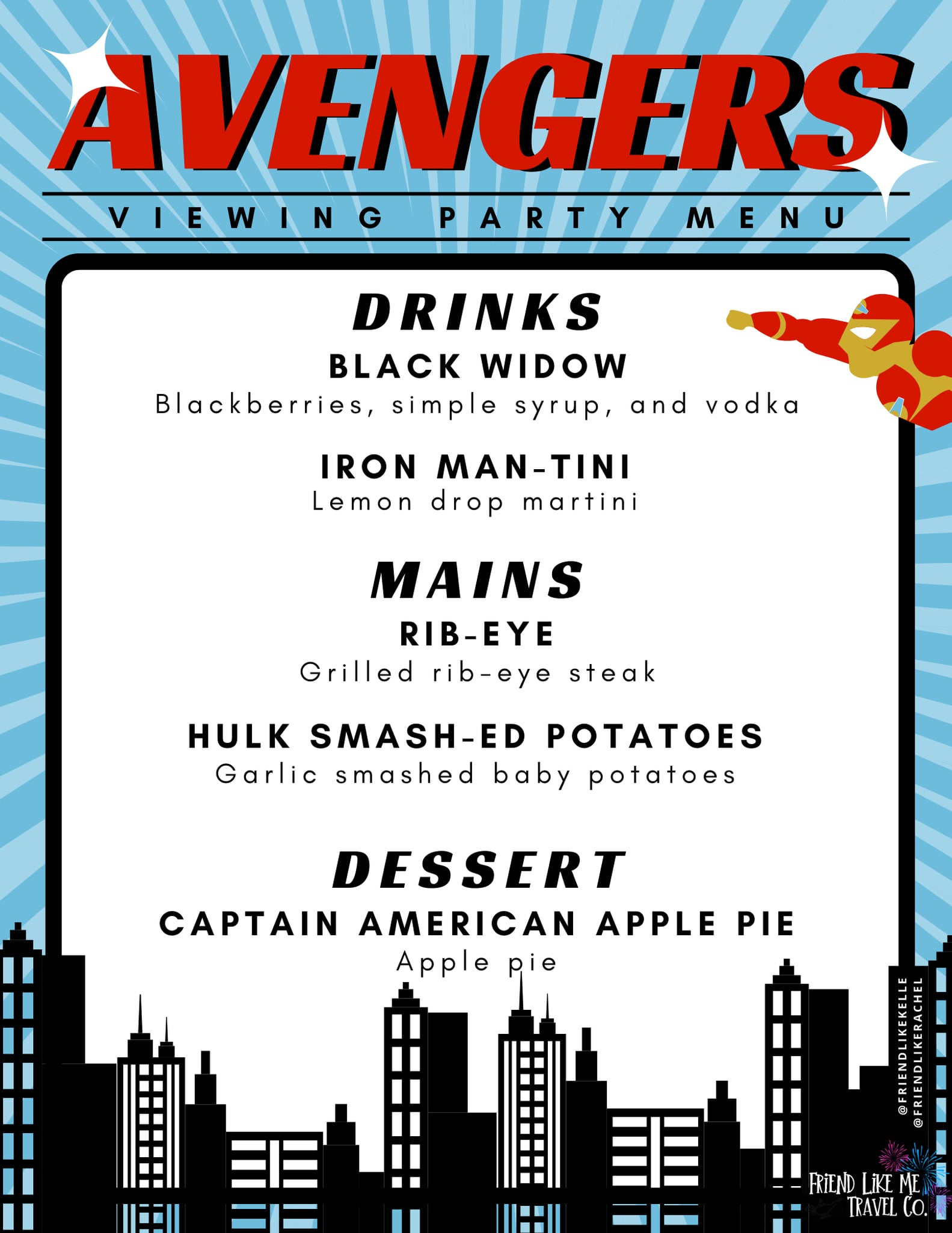 Movie-Themed Dinner Menu Ideas | PS Food