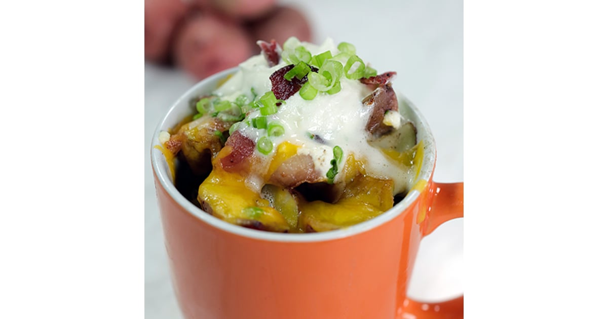 Fully Loaded Breakfast-Mug Potatoes | POPSUGAR Food