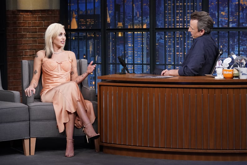 Miley Cyrus Wears a Vintage Alexander McQueen Slip Dress | PS Fashion