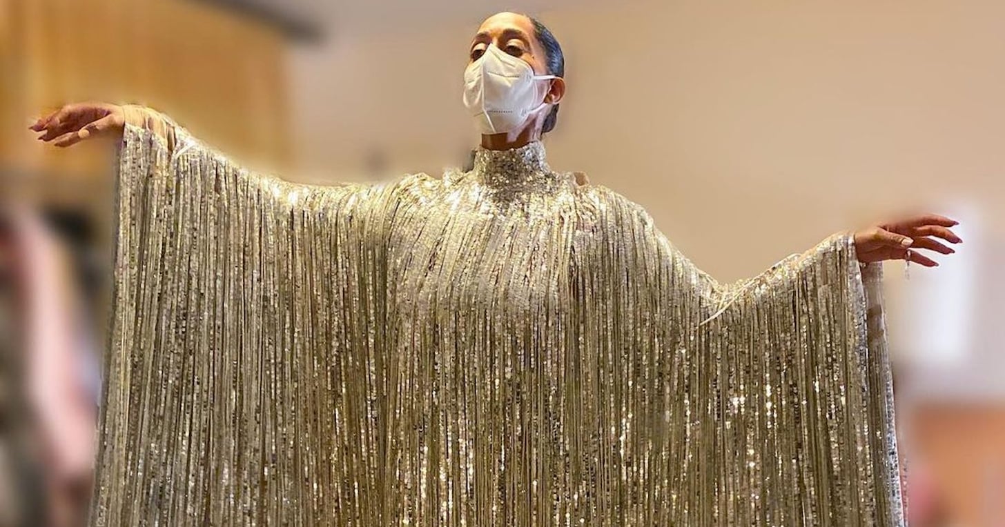 Tracee Ellis Ross Wore Three Stunning Gowns During a Fitting | PS Fashion