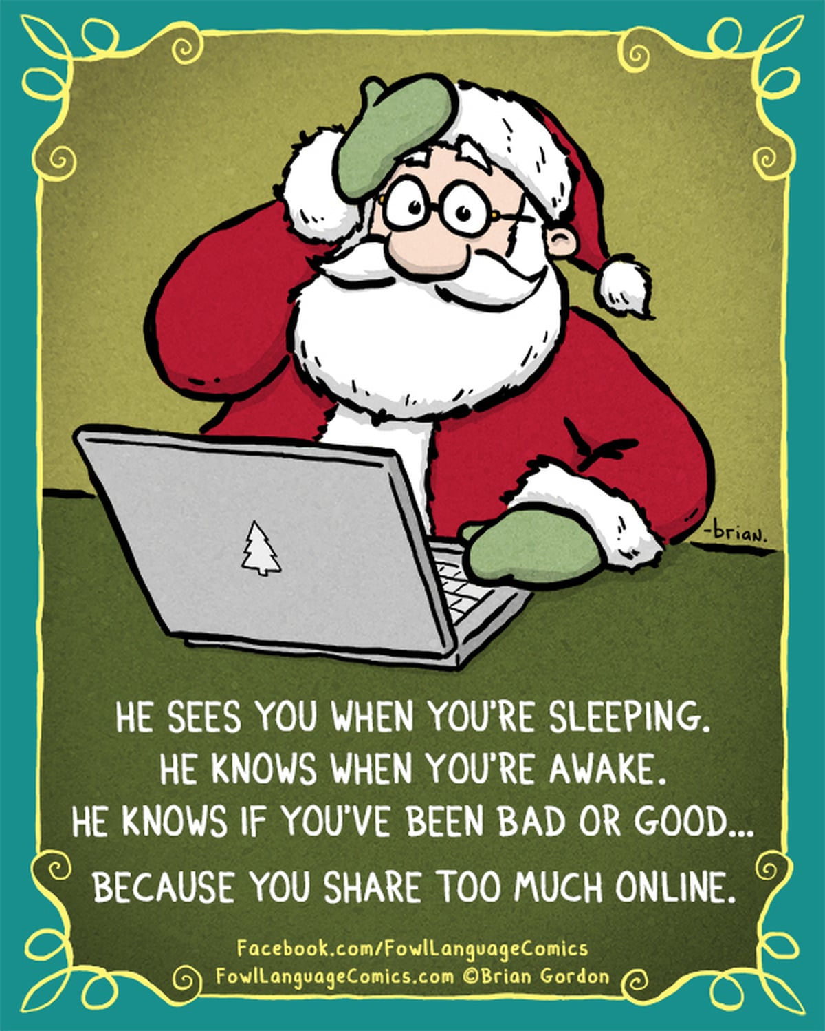 Brian Gordon's Fowl Language Holiday Parenting Comics | PS Family