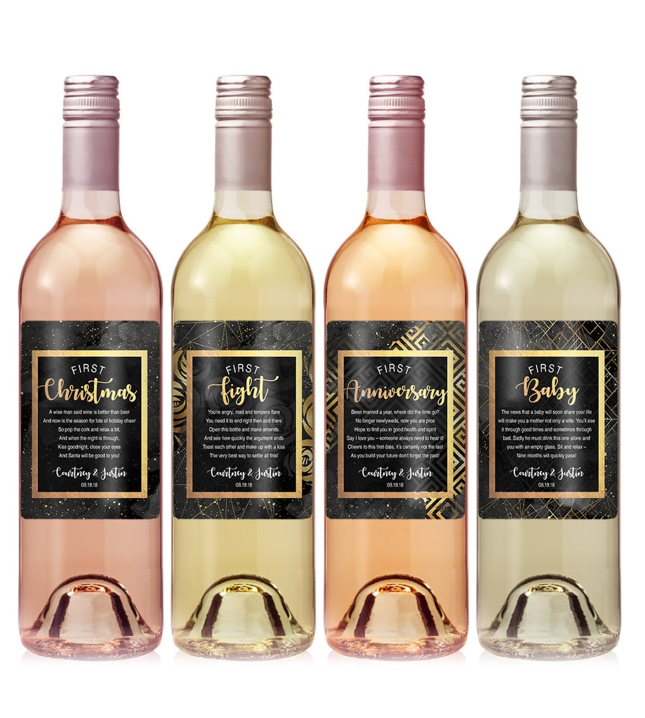 Marriage Milestone Wine Labels | POPSUGAR Love & Sex