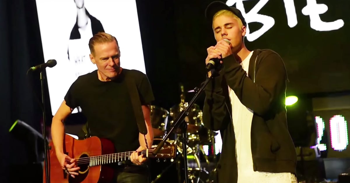 Justin Bieber and Bryan Adams Sing "Baby" | PS Entertainment