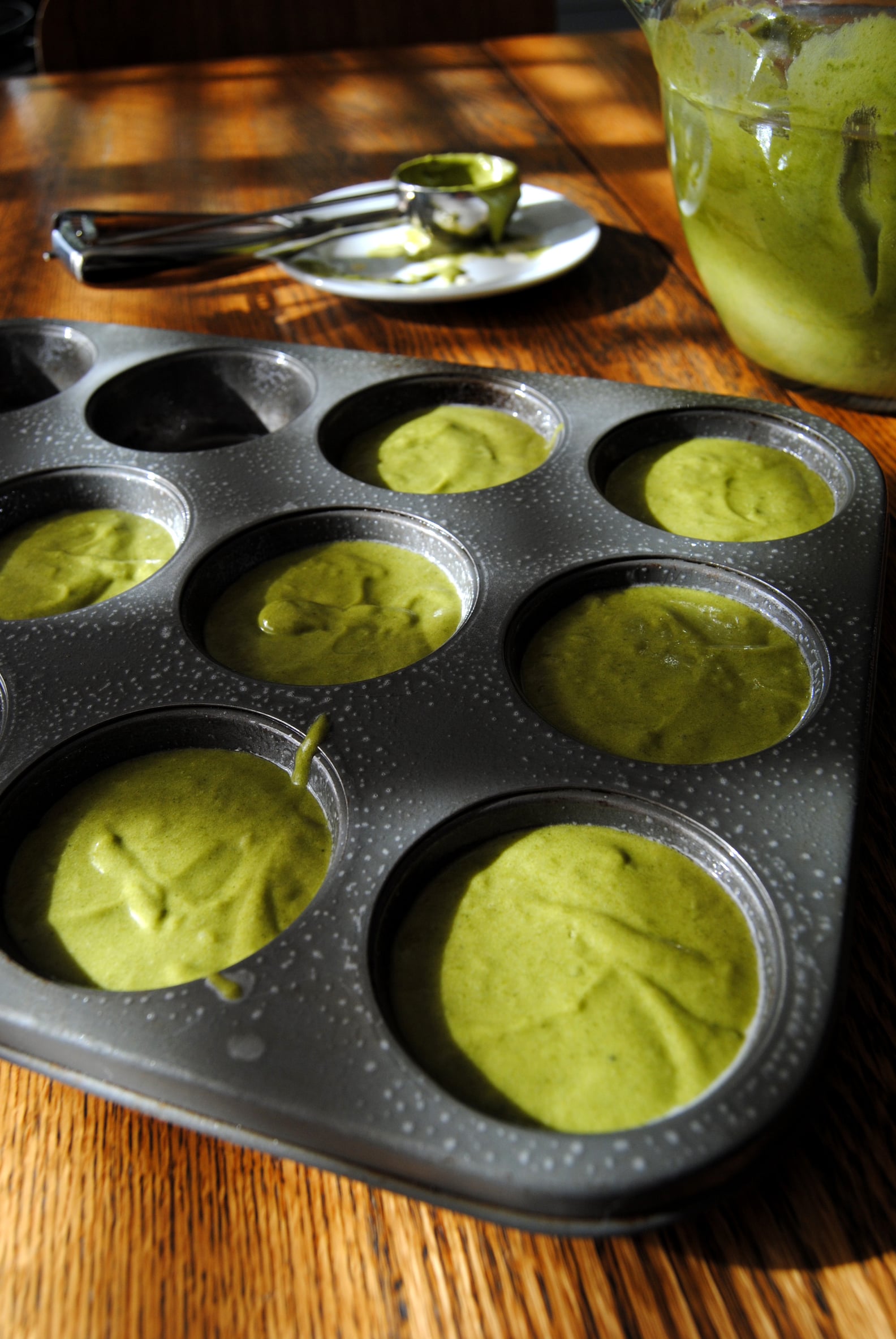 Matcha Cupcakes Filled With Raspberry Jam | PS Food