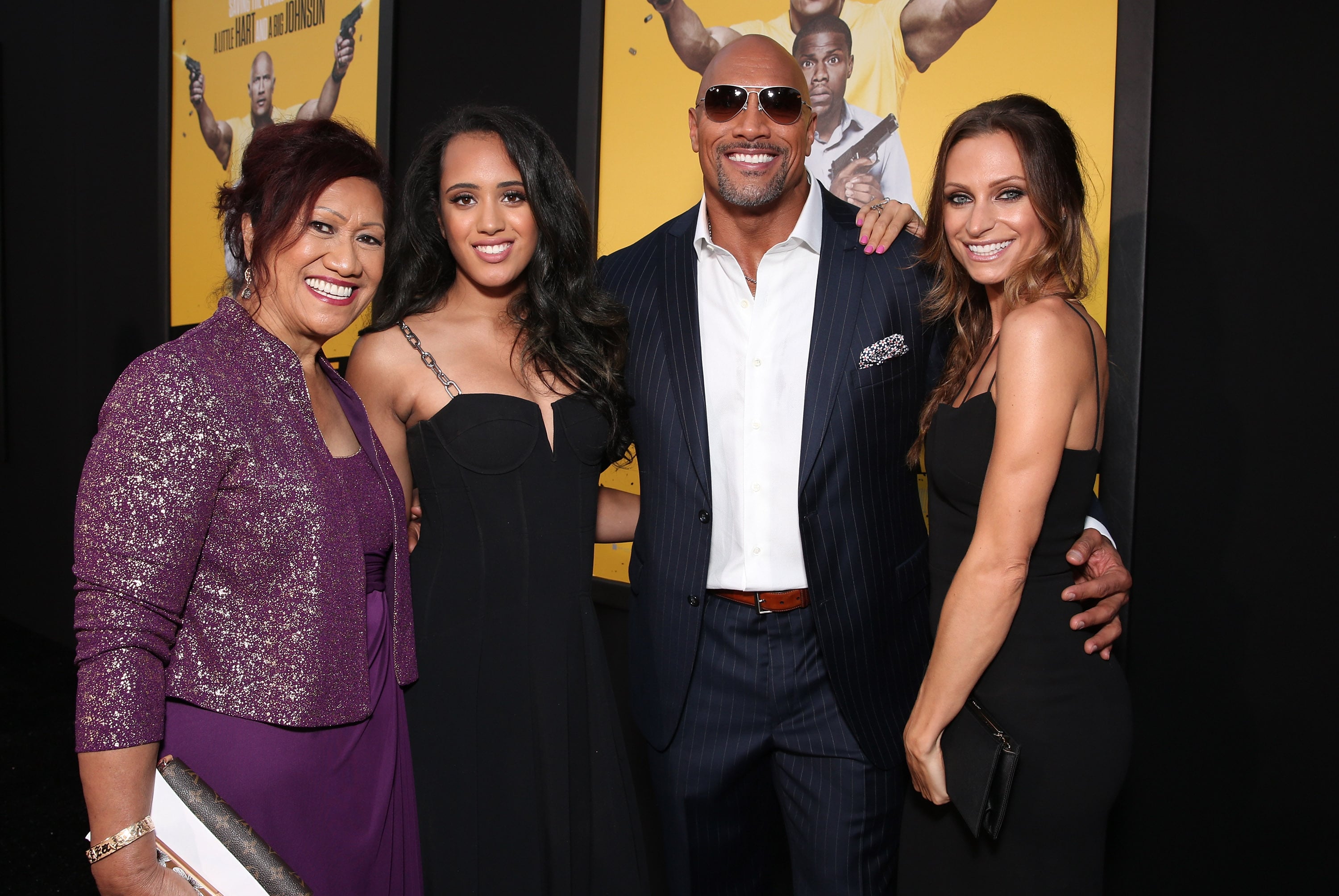 Cute Pictures of Dwayne Johnson and His Blended Family | PS Celebrity