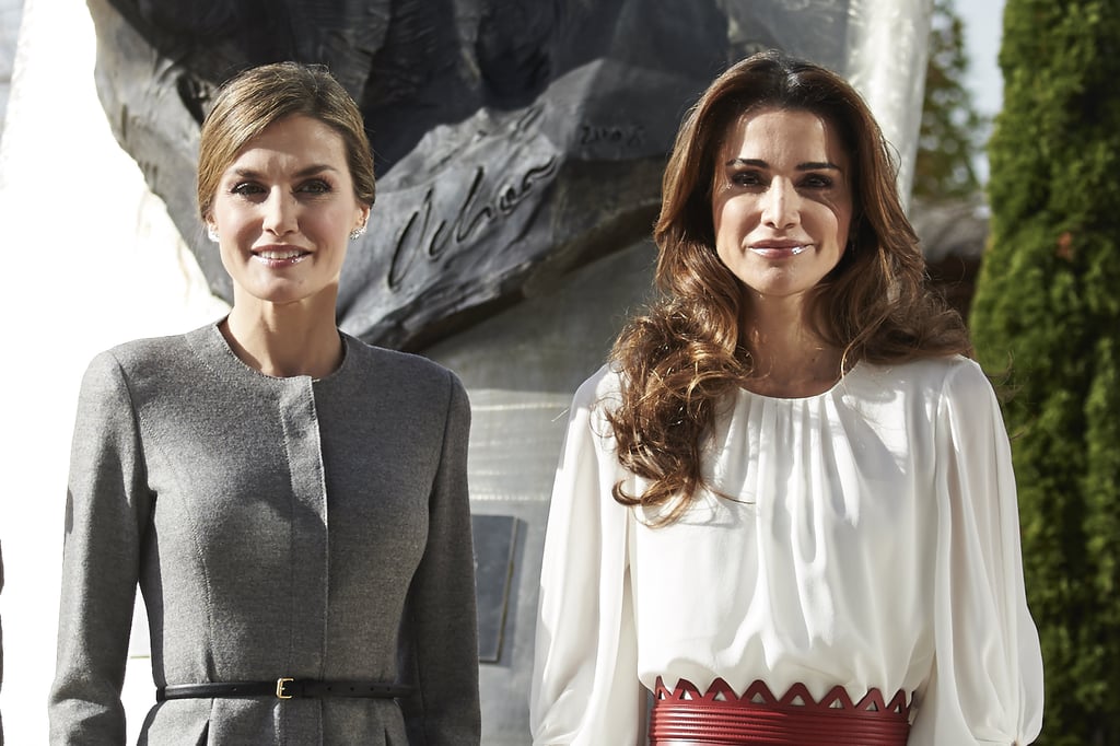 Queen Letizia and Queen Rania Wear Chic Fall Outfits | POPSUGAR Latina
