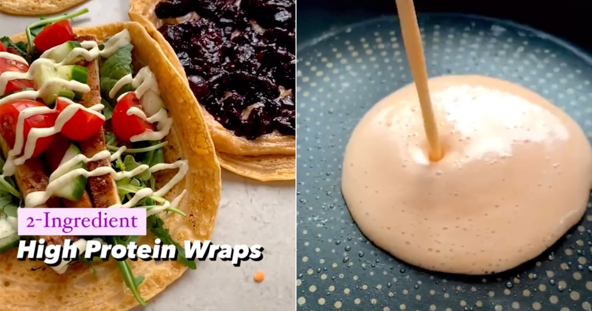 2-Ingredient Lentil Protein Wraps Recipe on TikTok | PS Fitness